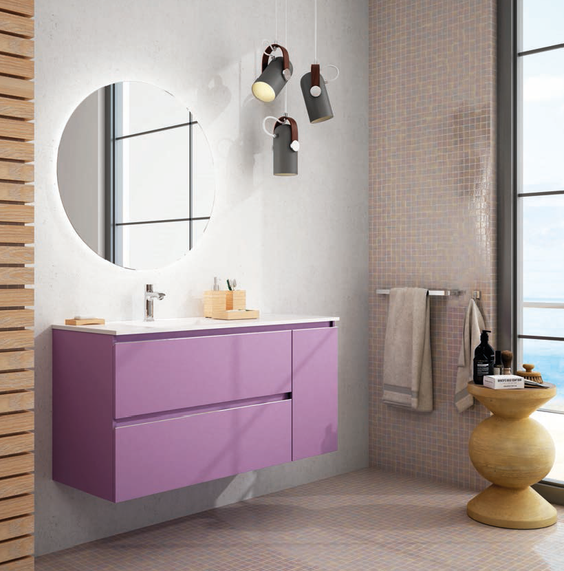 Mueble LIAM 2 Cajones + 1 Puerta Suspendido | CERÁMICAS Y BAÑOS