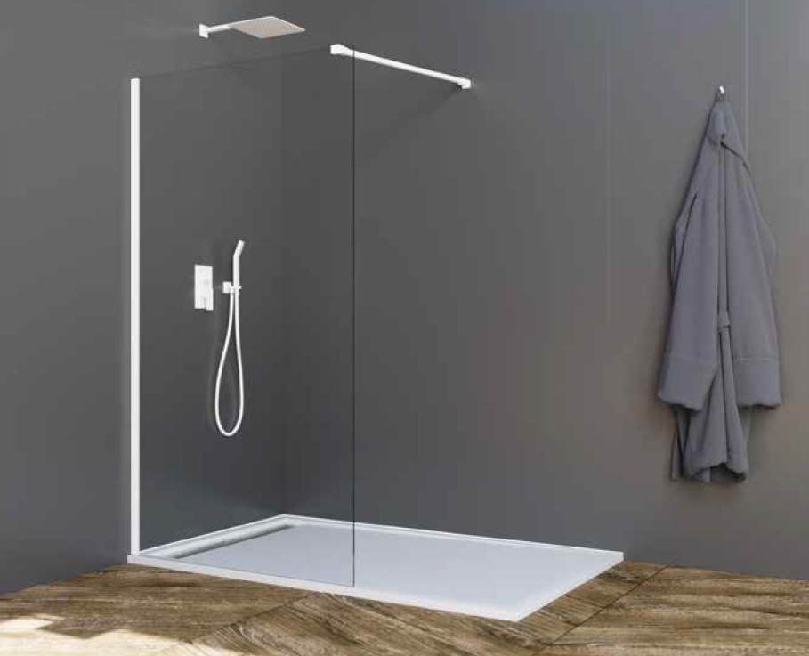 Panel fijo SCREEN BLANCO FROST PLUS | CERÁMICAS Y BAÑOS NIBER